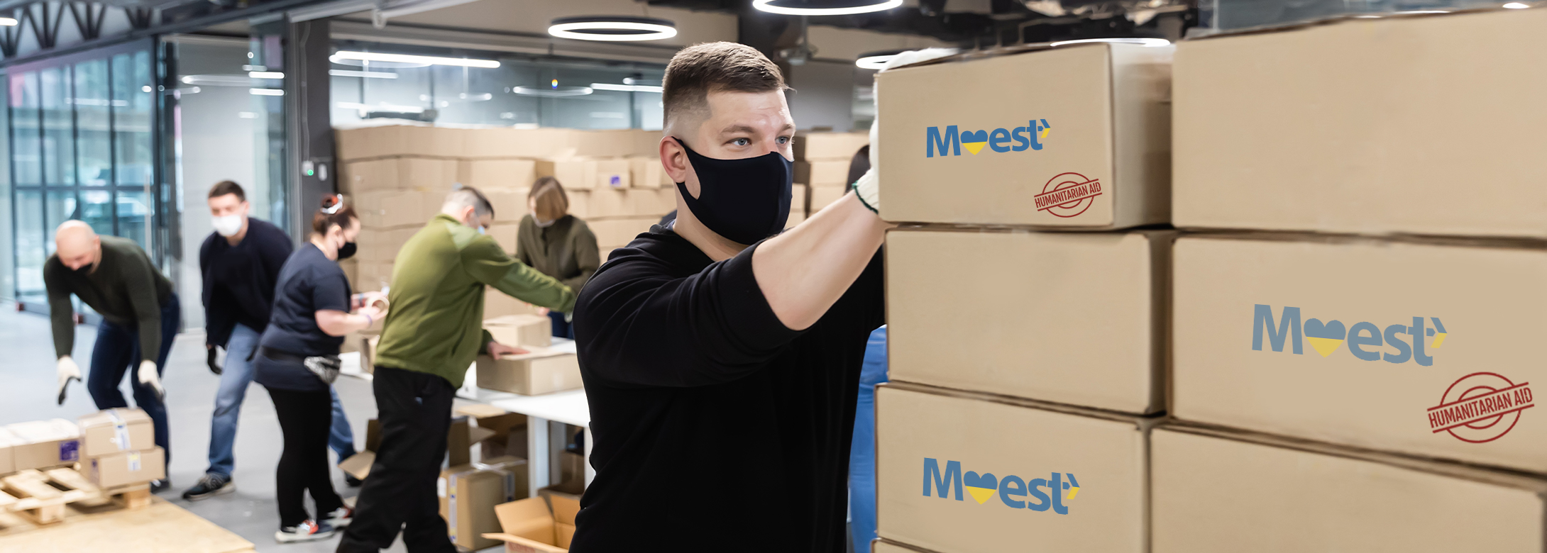 Meest is accepting humanitarian aid packages for Ukraine